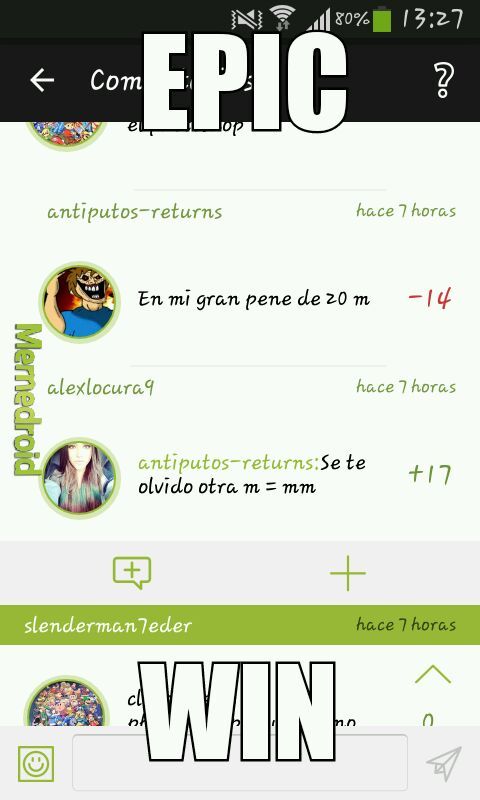 Epic win - Meme subido por Gabi11 :) Memedroid