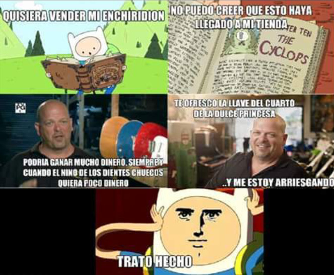 Ese finn es un loquillo - Meme subido por nachogory9 :) Memedroid