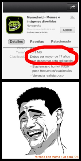 Mayor de 17.... - Meme subido por pilinya :) Memedroid