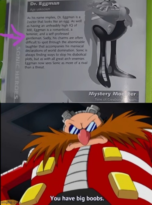Dr eggman the feminist - Meme by Scoots291 :) Memedroid