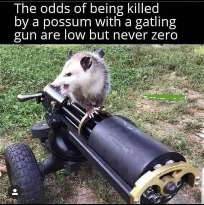 Ratta-tat-tat from my 9 milli gatt - Meme by Bloodnut187 :) Memedroid