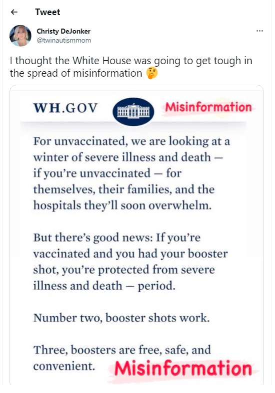 Certain kinds of misinformation are never "fact-checked" - Meme by ...