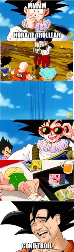 Goku troll - Meme subido por luis1997 :) Memedroid