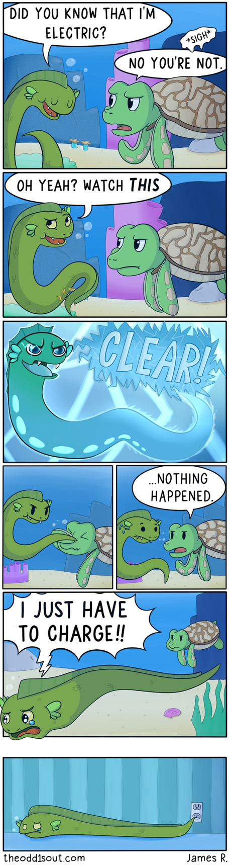 Electric eels are powerless - Meme by mustafatopi :) Memedroid