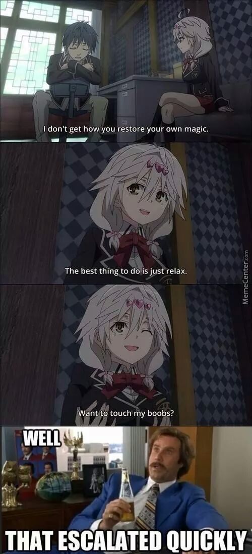 Animr-Trinity Seven - Meme by TheWarPaper :) Memedroid