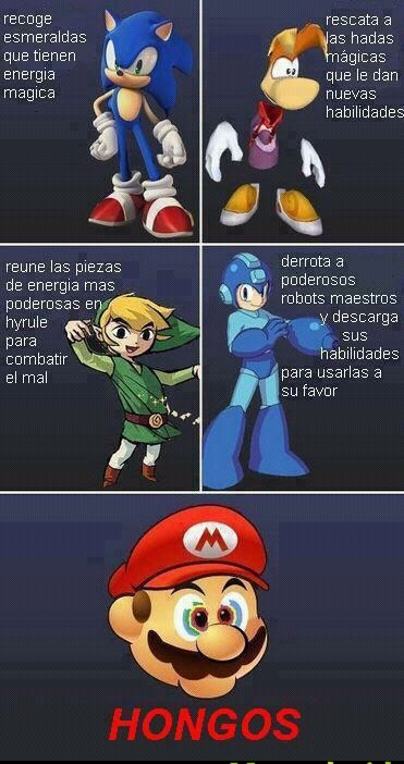 Hongos :D - Meme subido por mariofan :) Memedroid