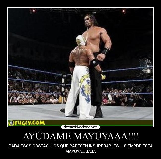 para lo que no sepan rey mysterio le ganos al gran kali - Meme subido ...