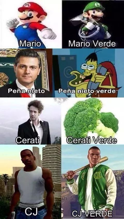 Los verdes - Meme subido por victor.q357 :) Memedroid