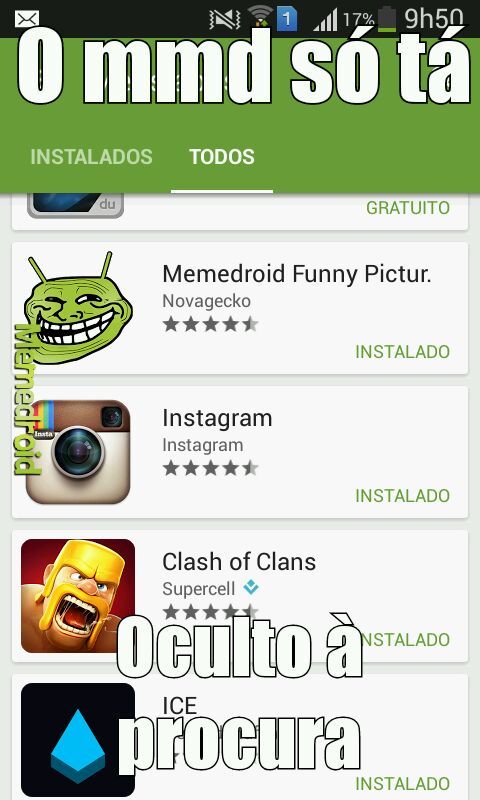 Se vc ver os apps que já baixou, ele vai estar lá, se vc desinstilar ...