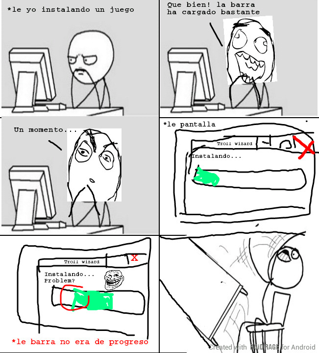 Nunca confíes en las barras que cargan - Meme subido por geniusboss ...