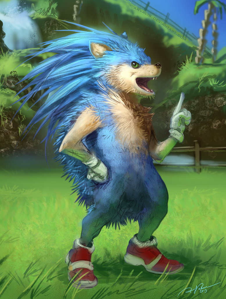 Sonic, una versión más realista - Meme subido por alexdaser :) Memedroid