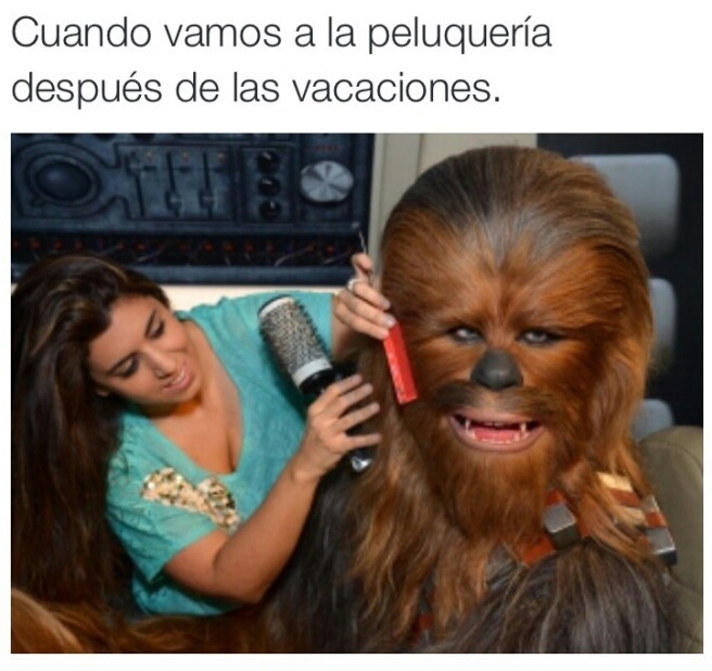 Este Chewie es un loquillo - Meme by Keko :) Memedroid