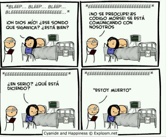 jajajaja codigo morse - Meme subido por Silvestack :) Memedroid