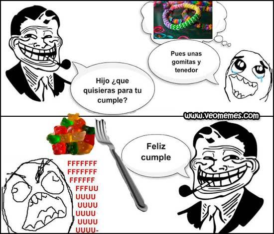 Las gomitas..... - Meme subido por BLACKinTROLL :) Memedroid
