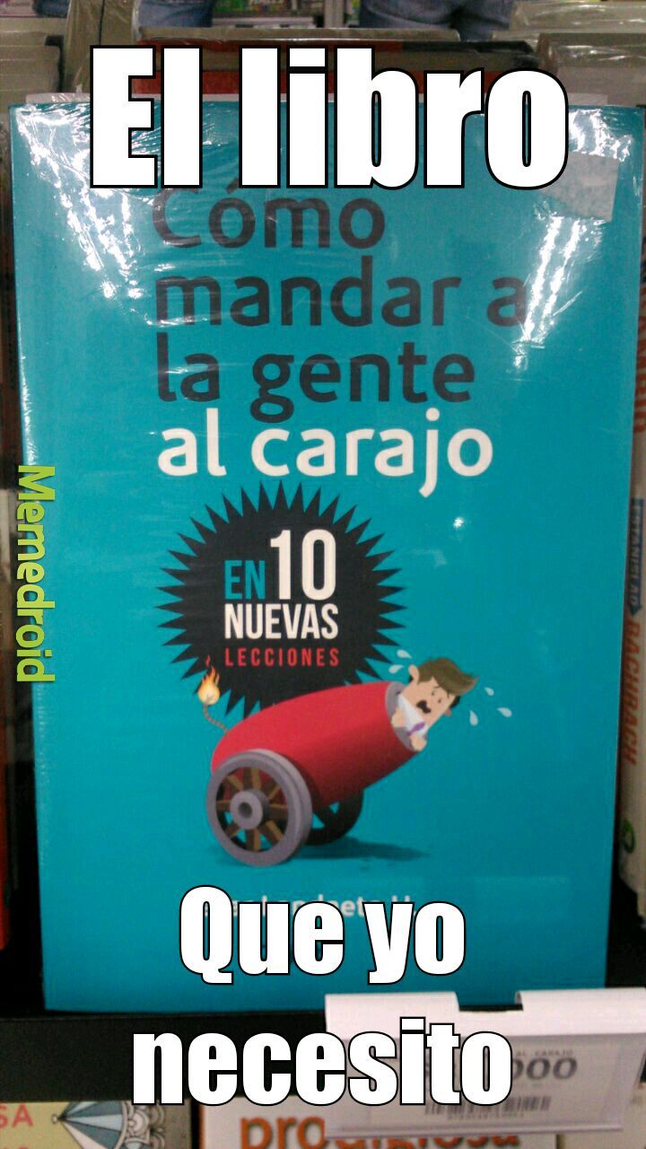 Mi libro - Meme subido por Jacknonim :) Memedroid