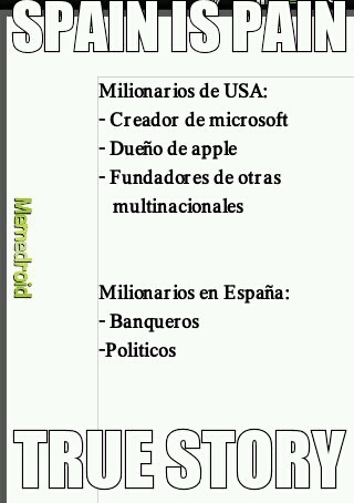 SPAIN IS PAIN - Meme subido por guillem251098.GVF :) Memedroid