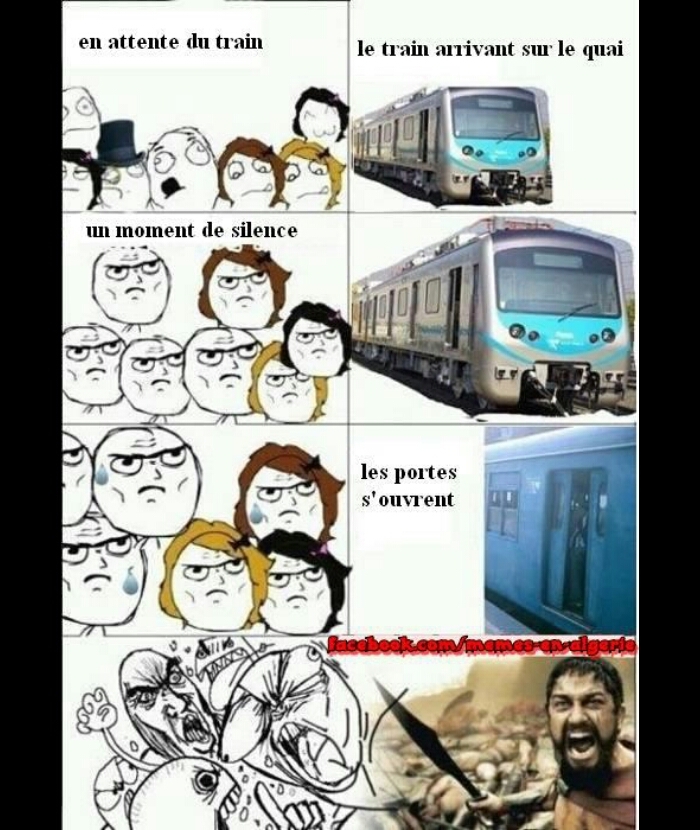 Pour ceux qui prennent le train.. Ils comprendront ! - Meme subido por ...
