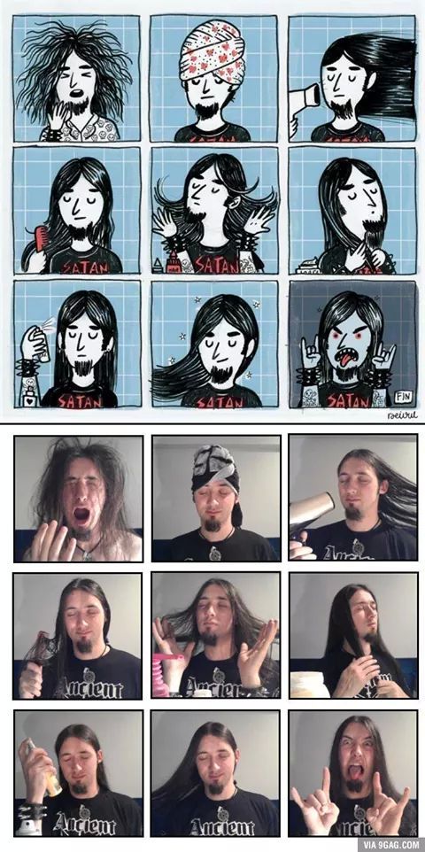 yo por la mañana pero sin barba - Meme by fenix270797 :) Memedroid