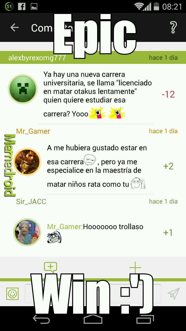 Epic win - Meme by Mr_Gamer :) Memedroid