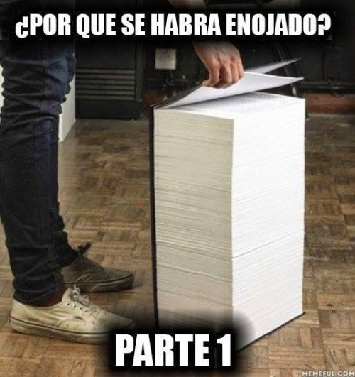 Y la parte dos? - Meme subido por guantelon :) Memedroid