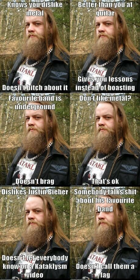 Good guy metalhead... - Meme by time bug :) Memedroid