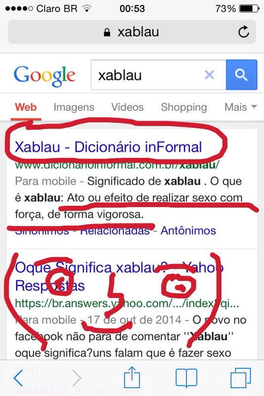 Safadenhos q ficam falando xablau hehehe - Meme by Ninja_arroz :) Memedroid