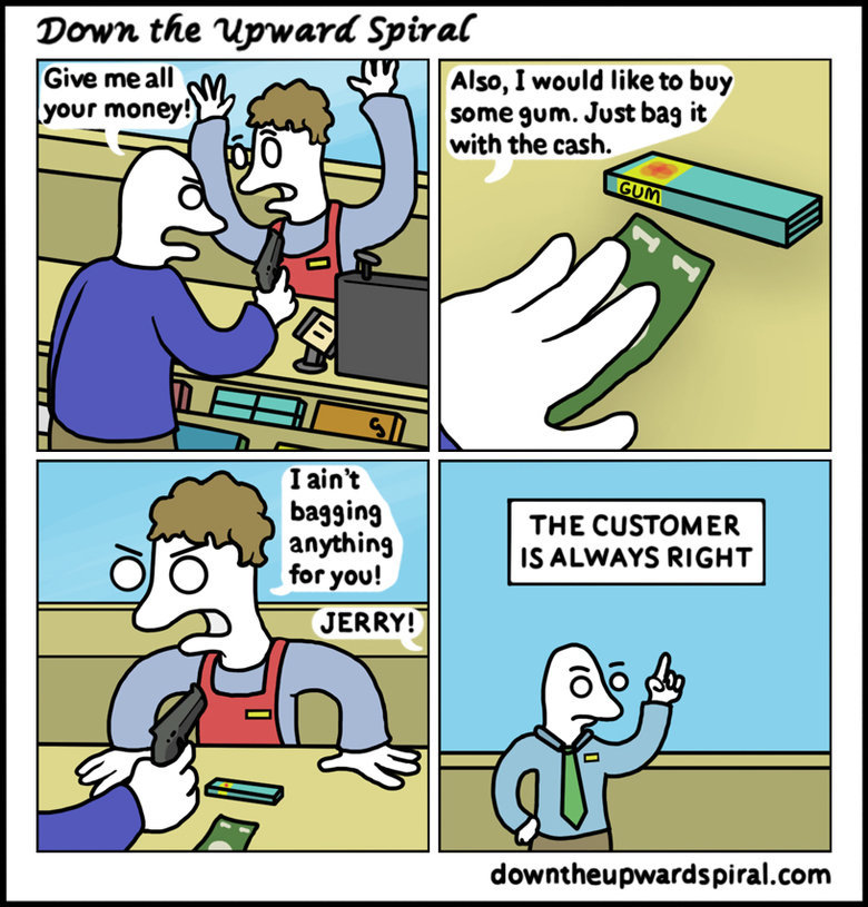 Atleast he bought something - Meme by CraftBoz :) Memedroid