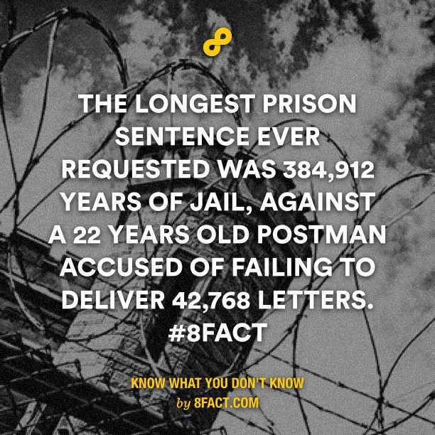 longest prison sentence - Meme by ahadsy5 :) Memedroid