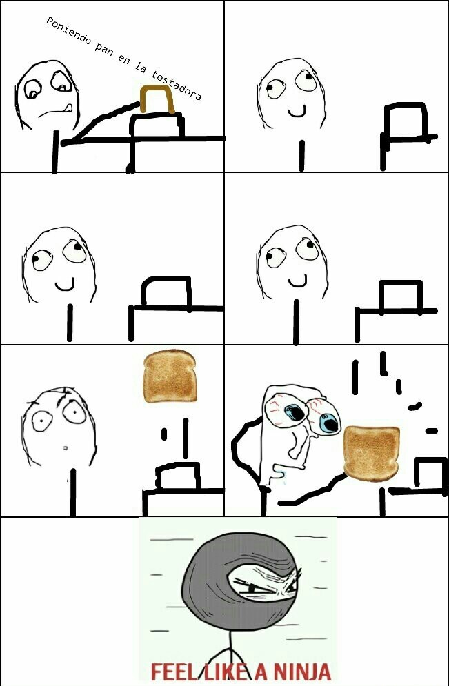 Feel like a ninja - Meme subido por eljoaco :) Memedroid