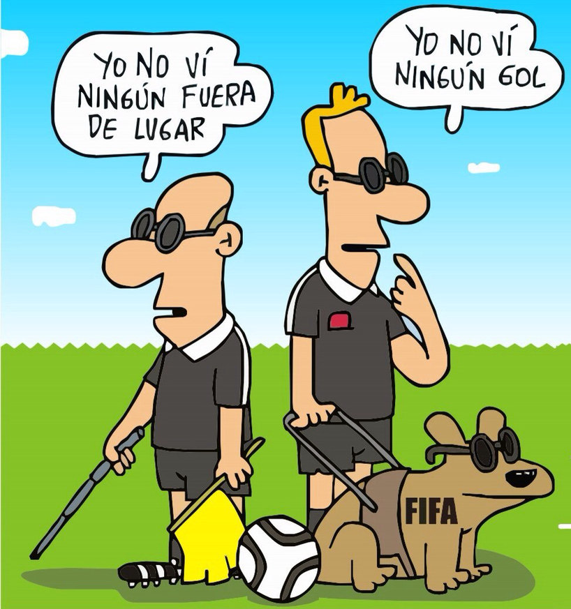 Eso son los verdaderos árbitros de la fifa - Meme subido por ...