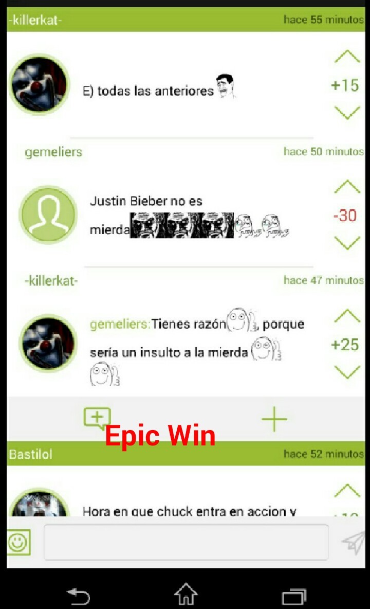 Epic Win level Justina Gayber - Meme subido por elputoamo1234 :) Memedroid