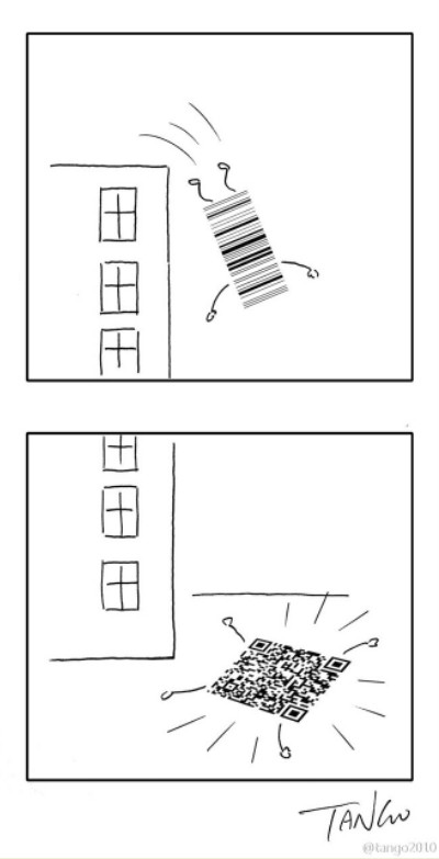 Codigo de barras a QR - Meme subido por ShufleZ :) Memedroid