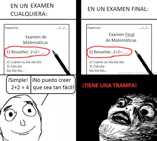 Exámenes finales! - Meme subido por Pr0sEr :) Memedroid