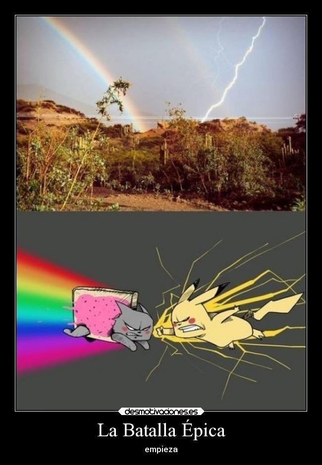Batalla epica - Meme subido por Santixx :) Memedroid
