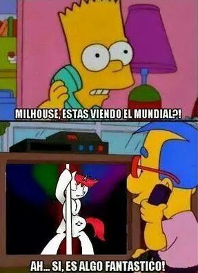 ese milhouse es un loquillo - Meme subido por bunnymelenas :) Memedroid