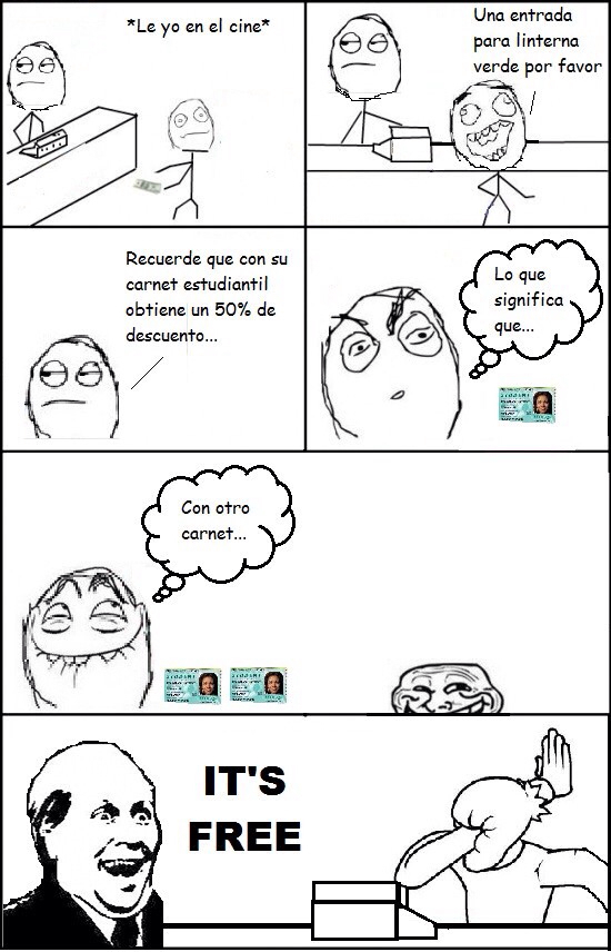 It's FREE!! - Meme subido por Luislk44 :) Memedroid