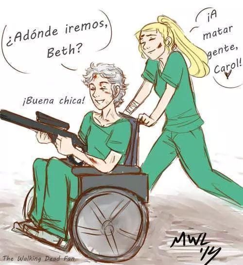 Like si extrañas a Beth :'( - Meme subido por Cata_TWD :) Memedroid