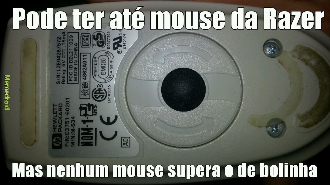 O título tem um mouse de bolinha - Meme by PastelDeQueijo :) Memedroid