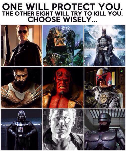 For me its either robocop or terminator - Meme by nojo :) Memedroid