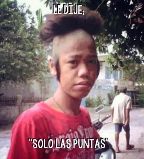 Solo las puntas lol jaja - Meme subido por noruego9908 :) Memedroid