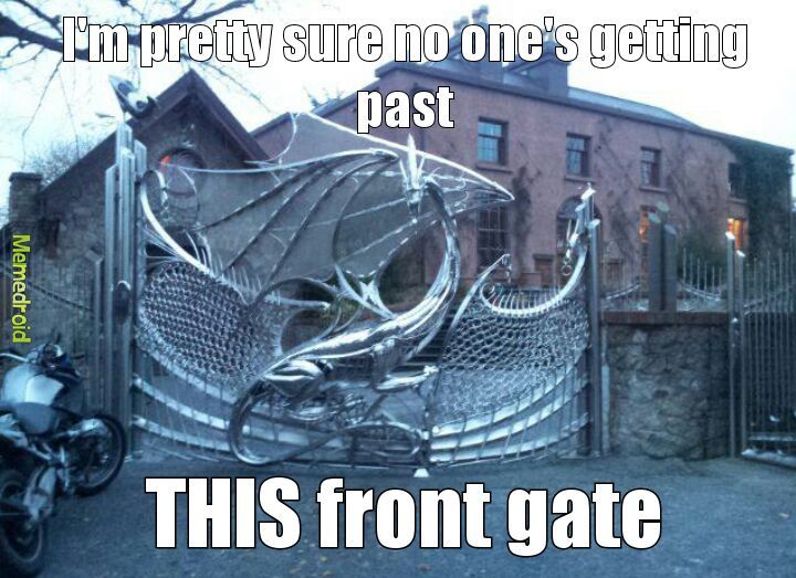 this gate's the shiz - Meme by phantomaniac :) Memedroid