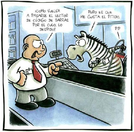 Y quien tiene una cebra trabajando en una tienda - Meme subido por ...