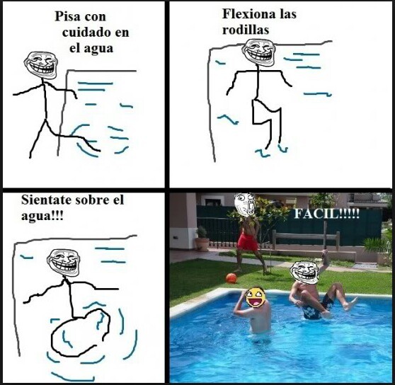 problem piscina - Meme subido por fukencia123 :) Memedroid
