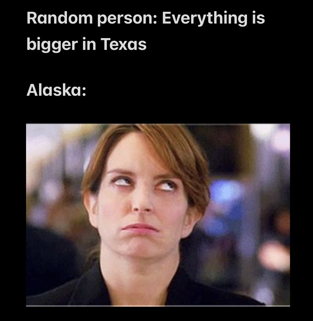 Alaska is almost half the size of the continental US - Meme by ...