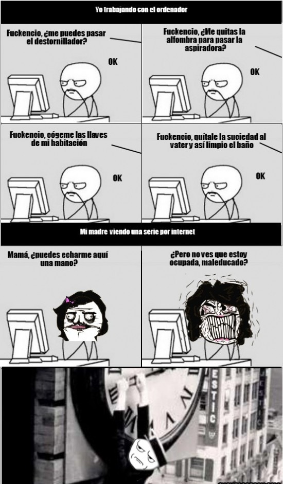 Mamá en serio? - Meme subido por Iniciando-Windows :) Memedroid