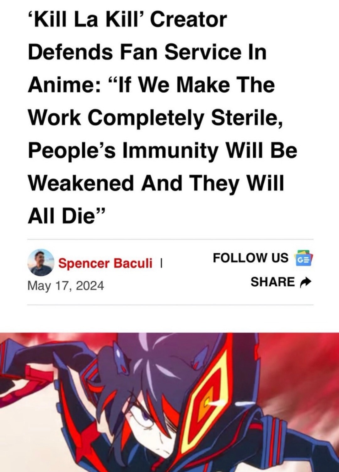 The best and newest Anime memes. :) Memedroid