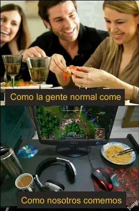 gente normal y gamers cx - Meme subido por prankle :) Memedroid