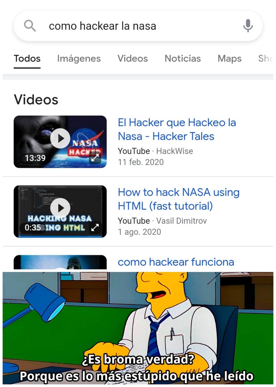 El titulo se fue a hackear - Meme subido por Samuel-Crack :) Memedroid