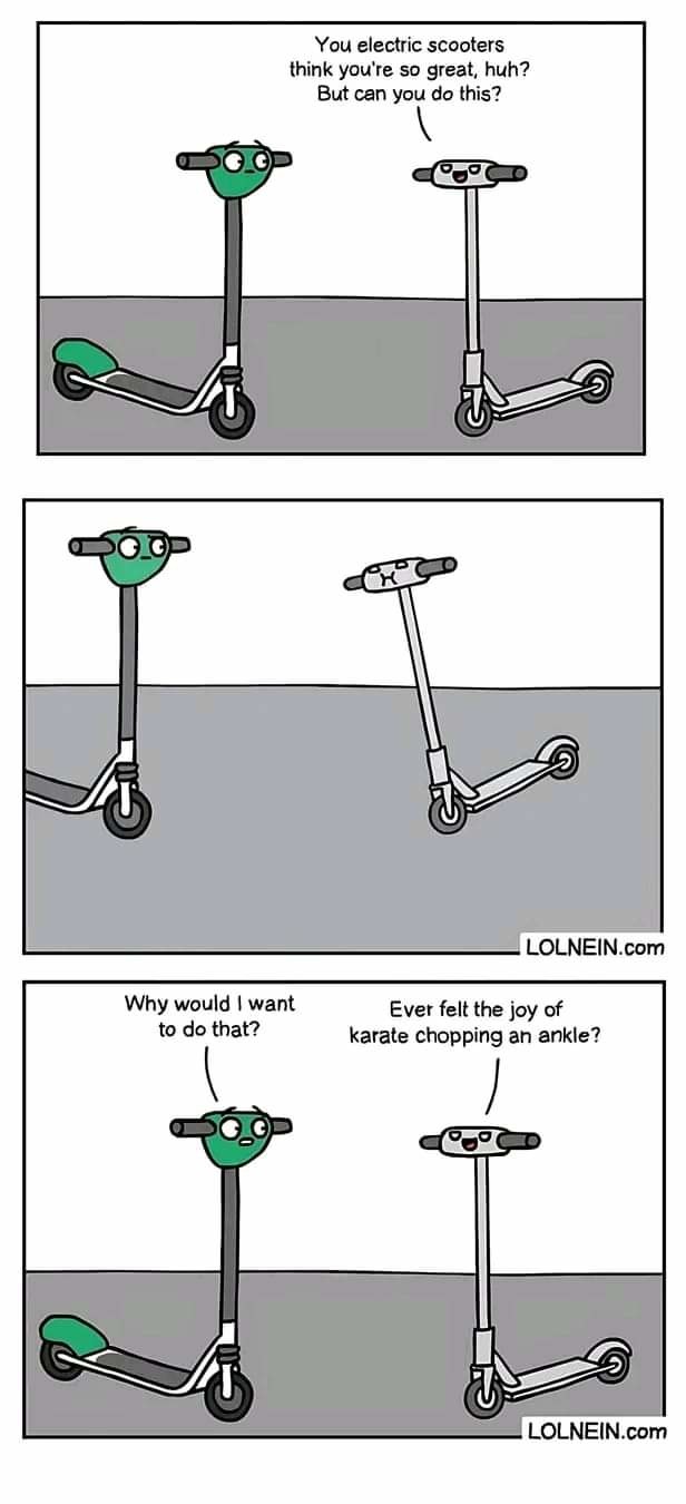 Scooter Rider Memes Reckless' Man Drags Pram Down Busy Road While