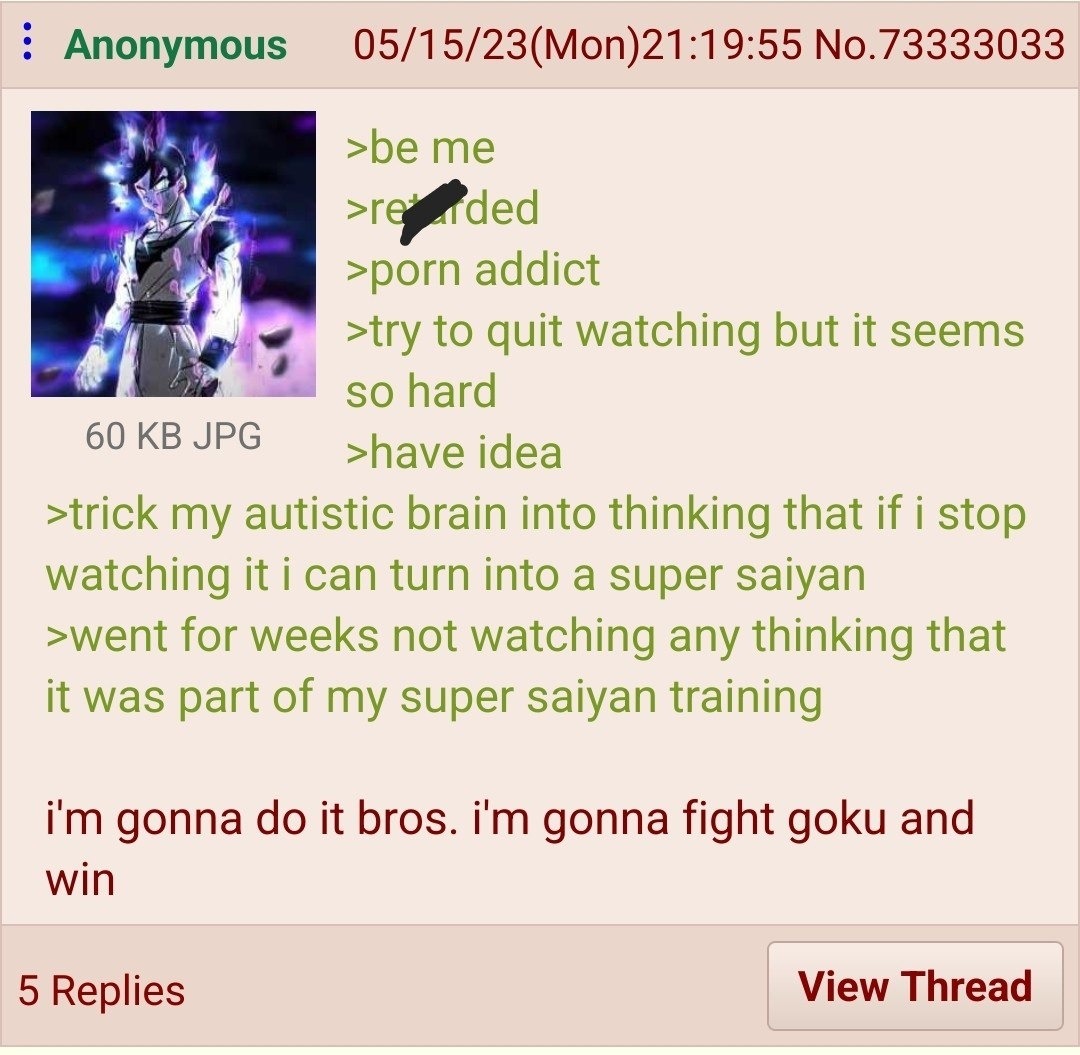 Anon conquers his addiction - Meme subido por Parapathekappa :) Memedroid